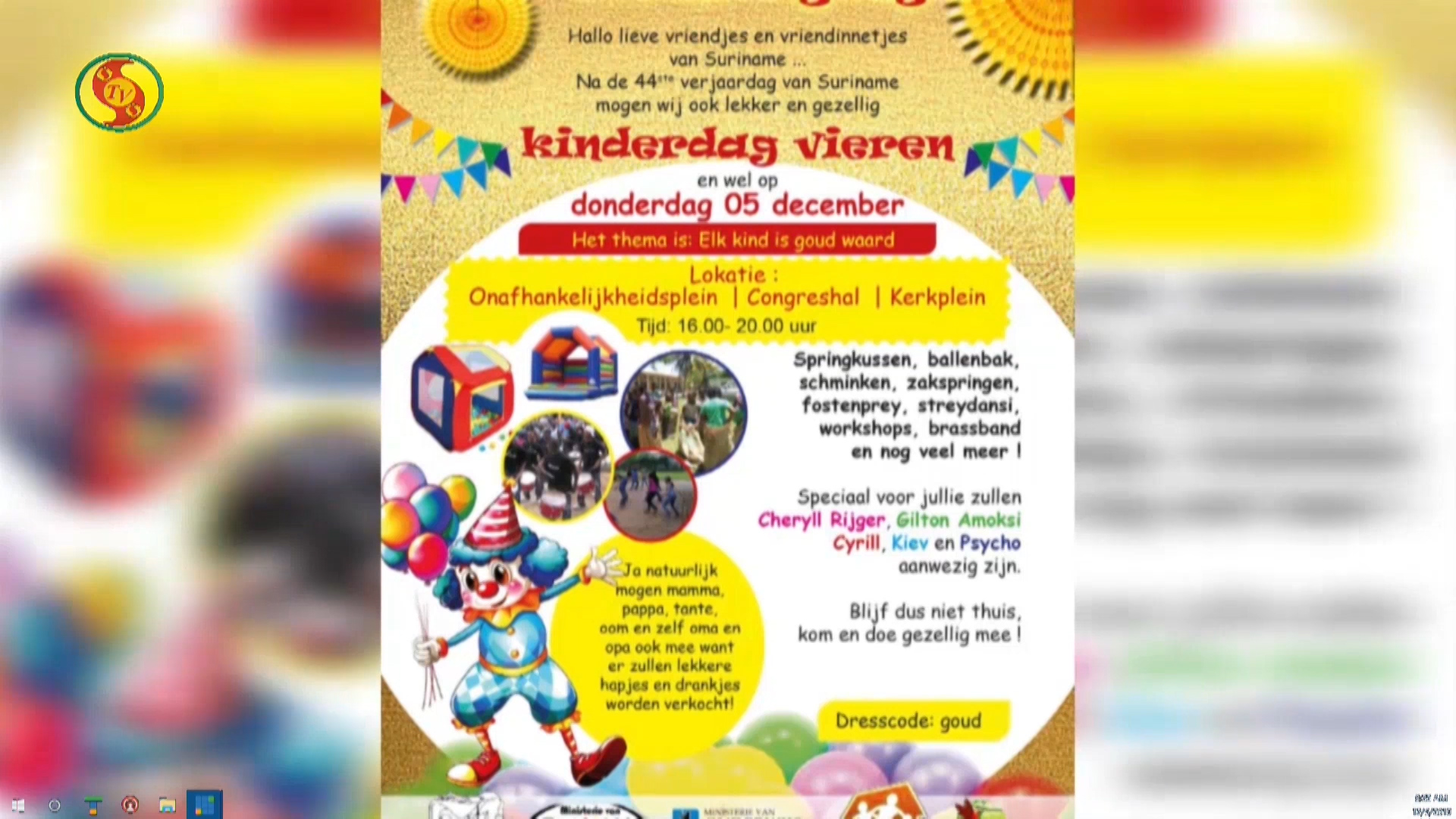 Kerstfeest in Coeroeni, Sipaliwini – STVS