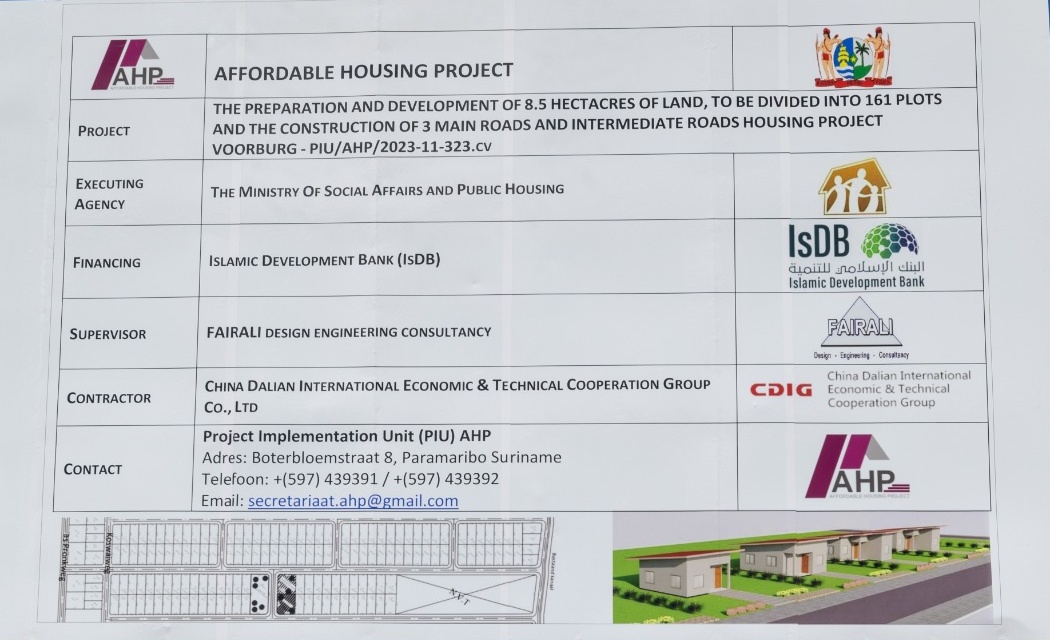 President Santokhi onthult AHP-project in Voorburg: “start van 161 nieuwe woningen” – STVS