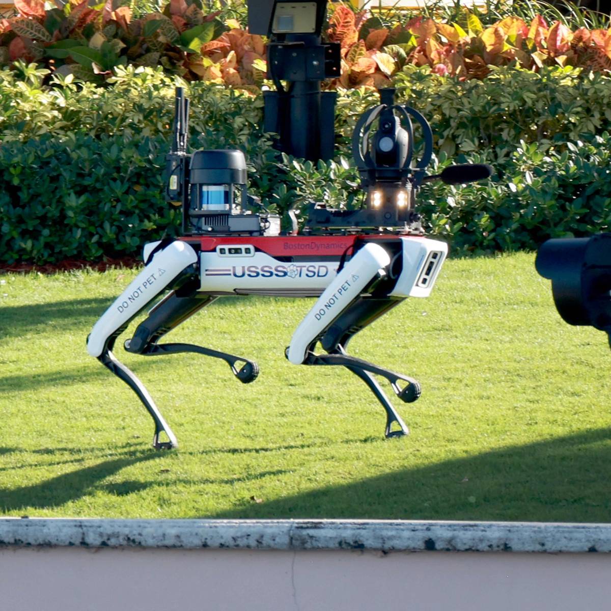 Wat kan de robothond die Trump beschermt? – STVS